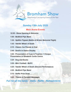 Show Day Programme - Bromham Show